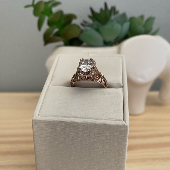 Jeulia | Jewelry | Rose Gold 925 Ring | Poshmark